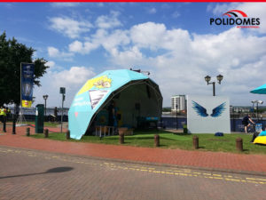 Amphitheatre domes - Geodesic dome tents