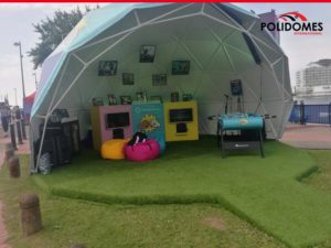 Amphitheatre domes - Geodesic dome tents